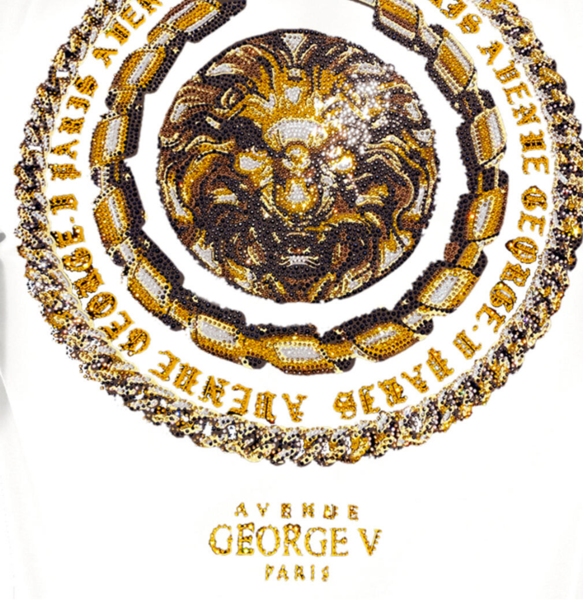 George V White Gold Designer Men’s Tee Shirt – Unleashed Streetwear and ...